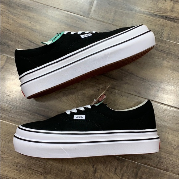 Vans | Shoes | Vans Super Comfycush E Canvas Blacktrwht Mens | Poshmark